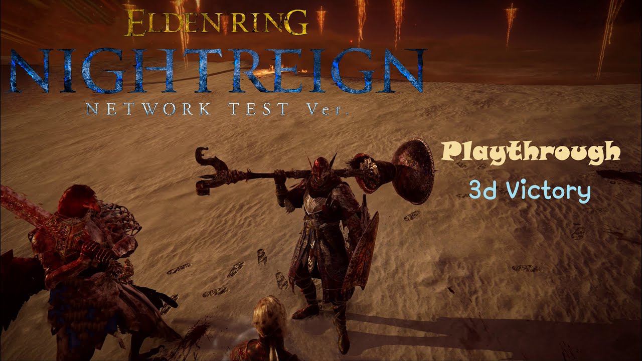 Elden Ring Nightreign Network test Playthrough (3d Victory) - YouTube