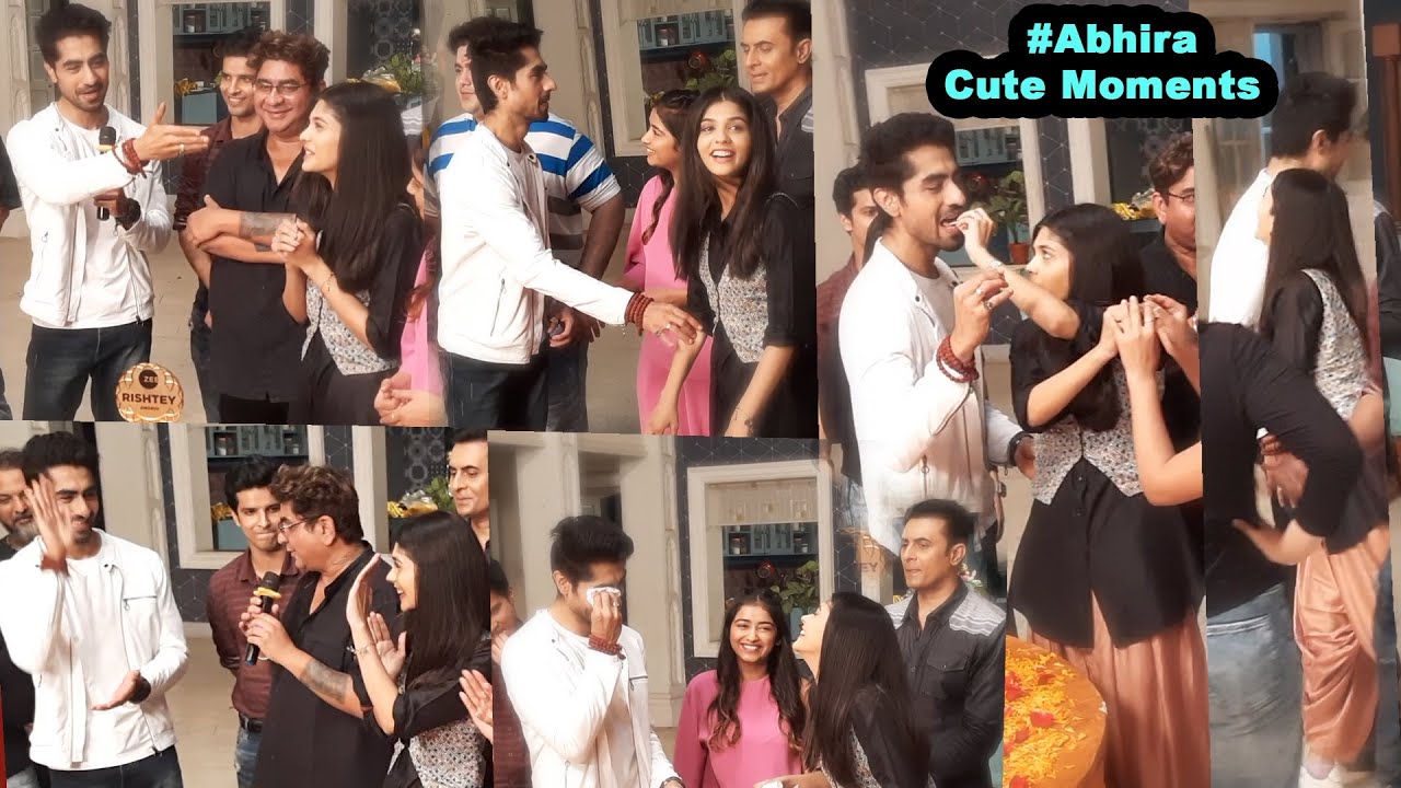 Harshad Chopra and Pranali Rathod Cute Moments ️at Yeh Rishta Kya ...