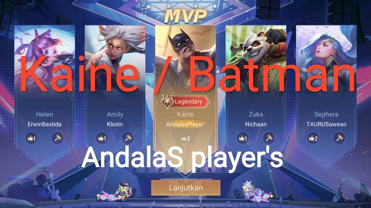 Aov#13 Kaine / Batman jagoan ku...... #garenaaovindonesia #aov # ...