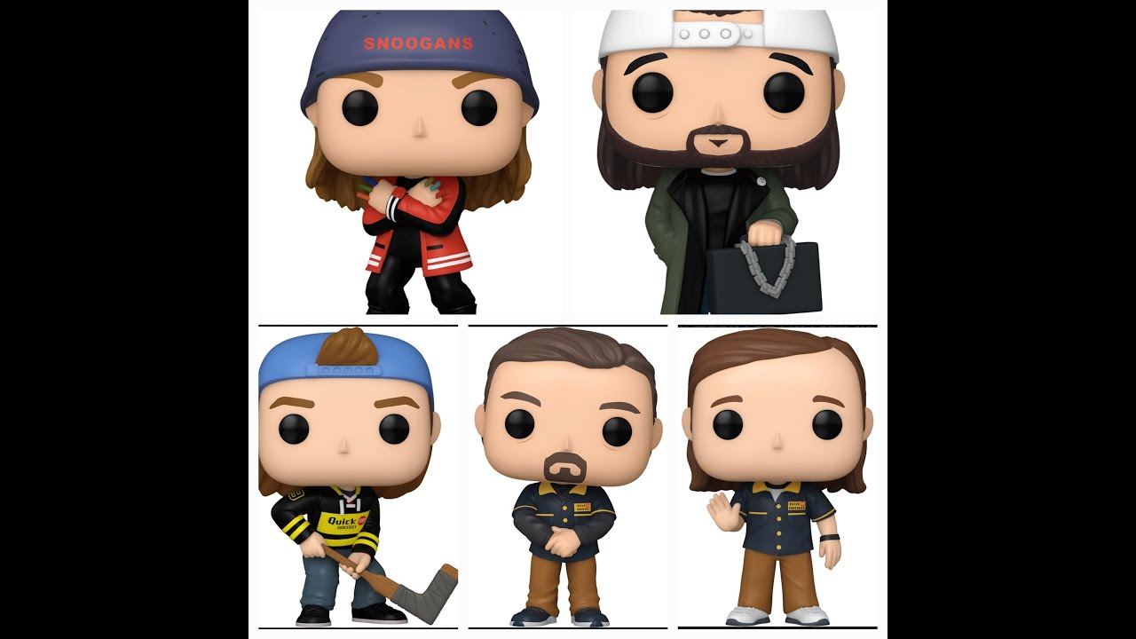 Clerks 3 Jay/Silent Bob/Randal/Dante/Elias Grover Funko Pop! Vinyl ...