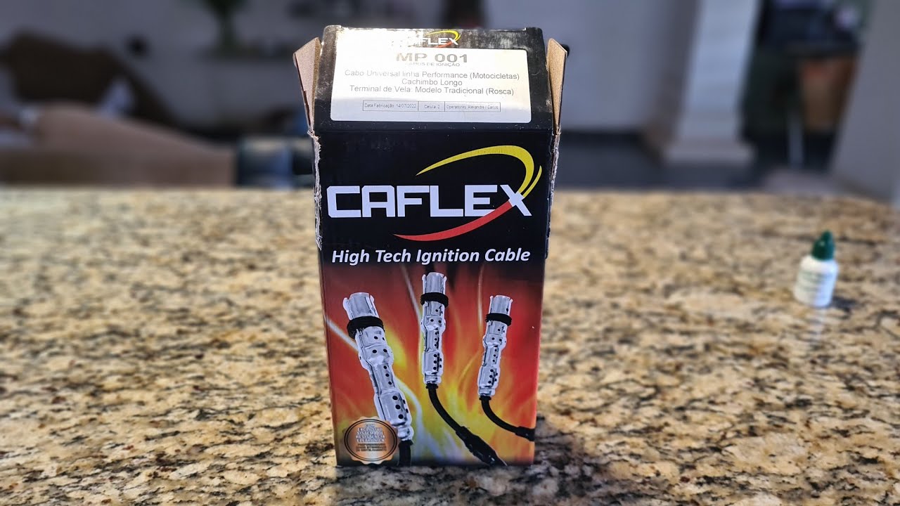CABO DE VELA CAFLEX PARA MOTOS, UNBOXING E INSTALAÇÃO!!! - YouTube