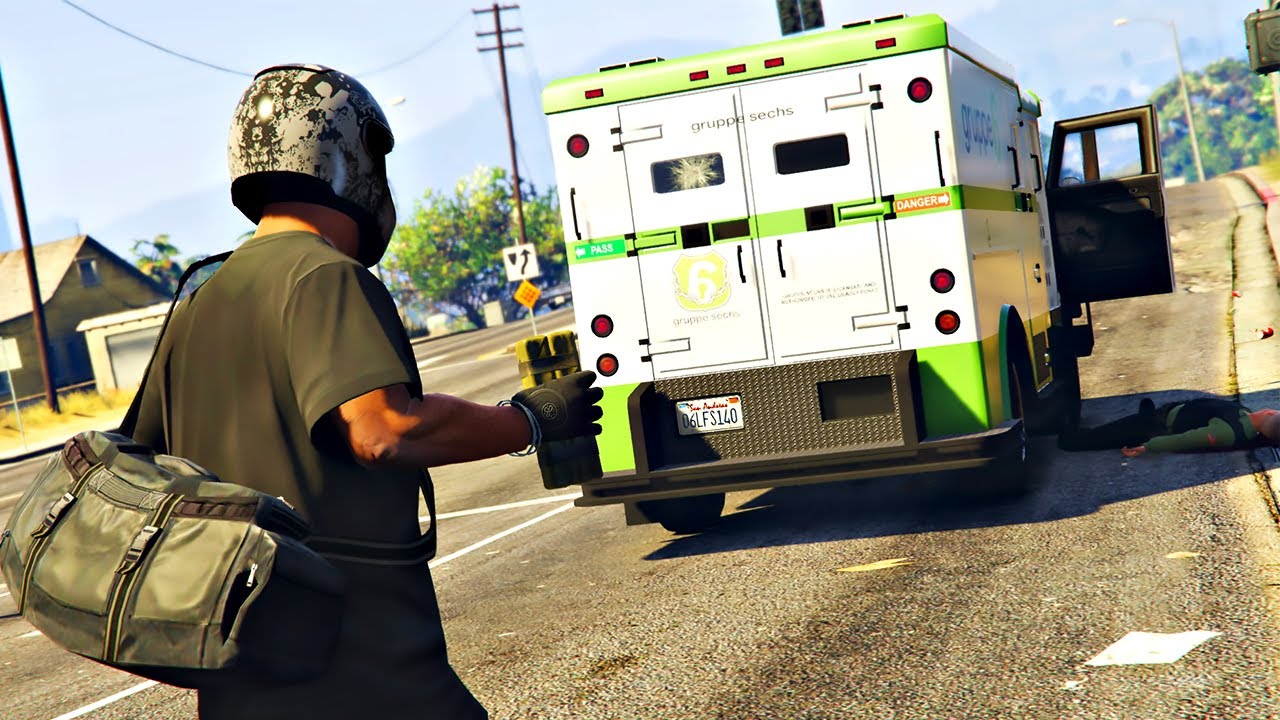 ROUBANDO CARRO FORTE - GRAND THEFT AUTO V - GTA V MODS - Force Games ...