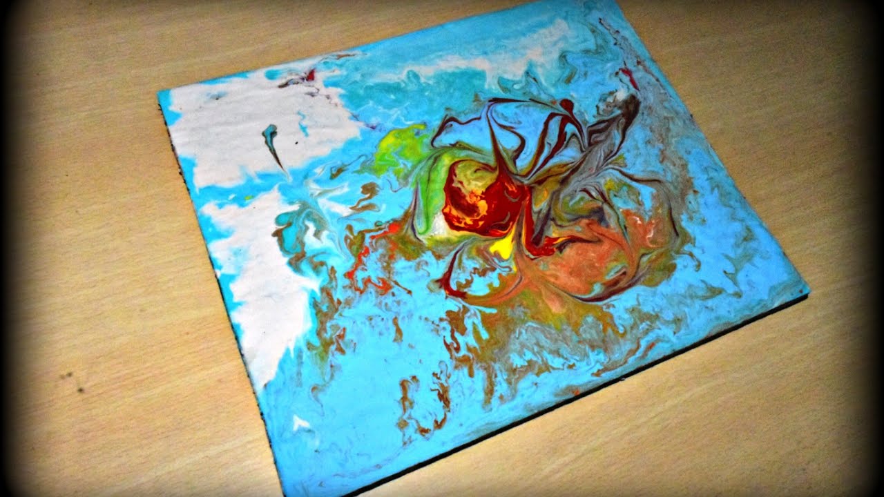 fluid art | Acrylic Pouring Liquid Art Easy For Beginners | | s@njuART ...