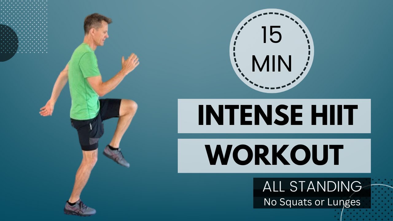 All Standing Intense HIIT: 15 Min Bodyweight Burn - YouTube