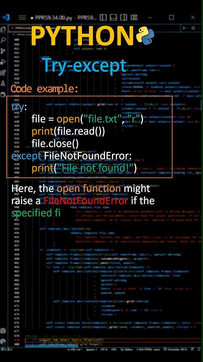 How To Handle Exceptions In Python How To Handle Errors In Python Pythonprogramming Youtube