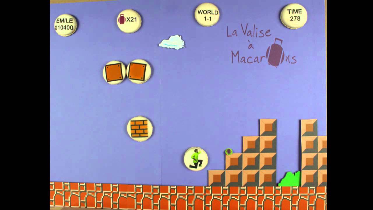 Macarons personnalisés Mario Bros - YouTube