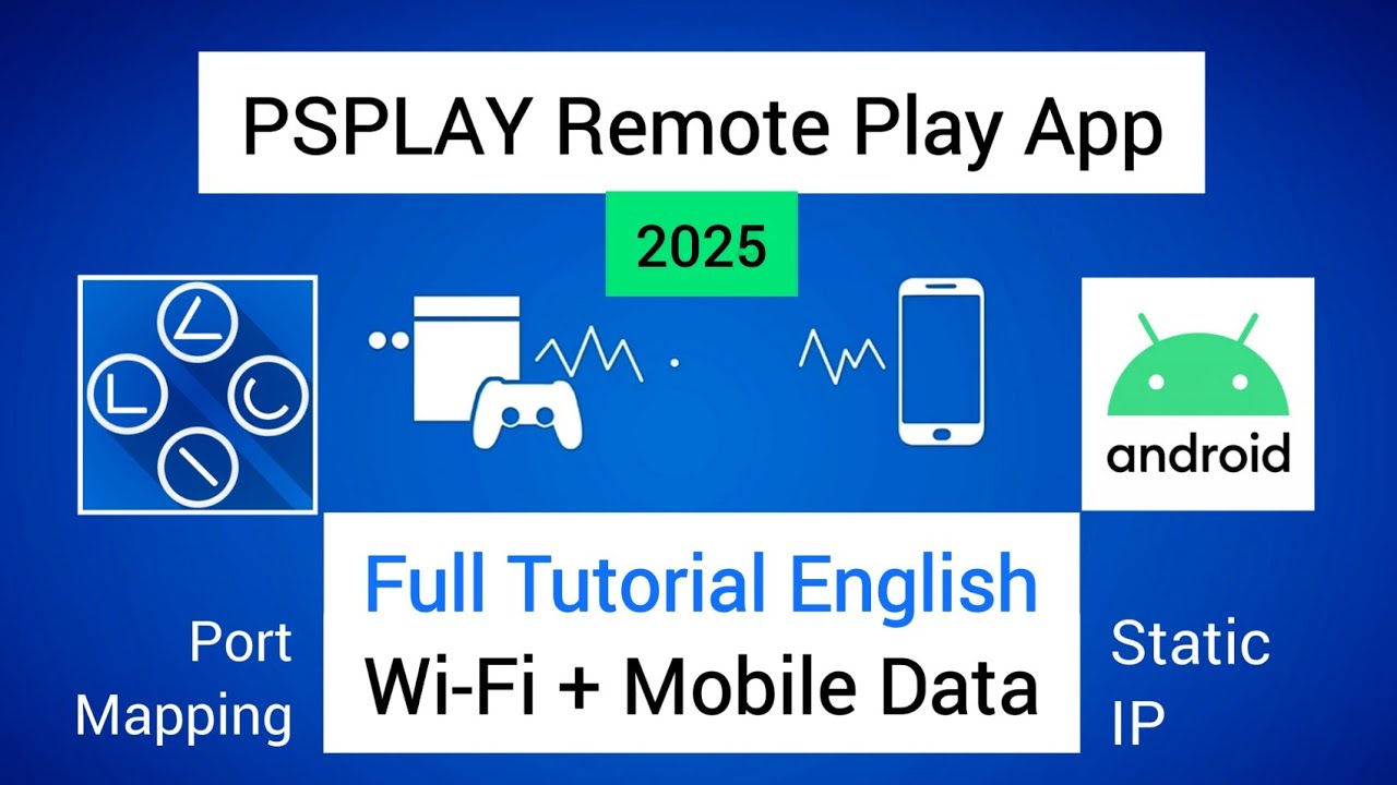 "PXPLAY" Remote Play MOBILE DATA 2025 Tutorial ENG (Port Mapping ...