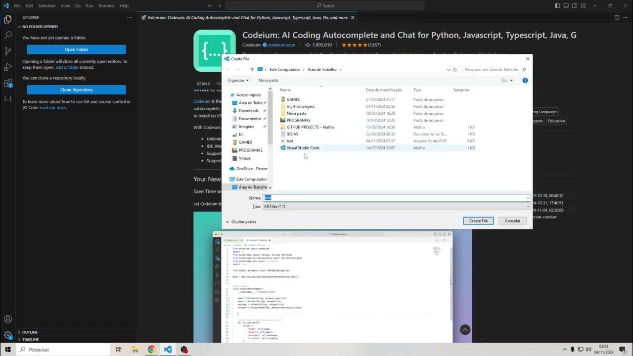 Melhor Alternativa ao Copilot: Plugin de IA para VS Code! - YouTube