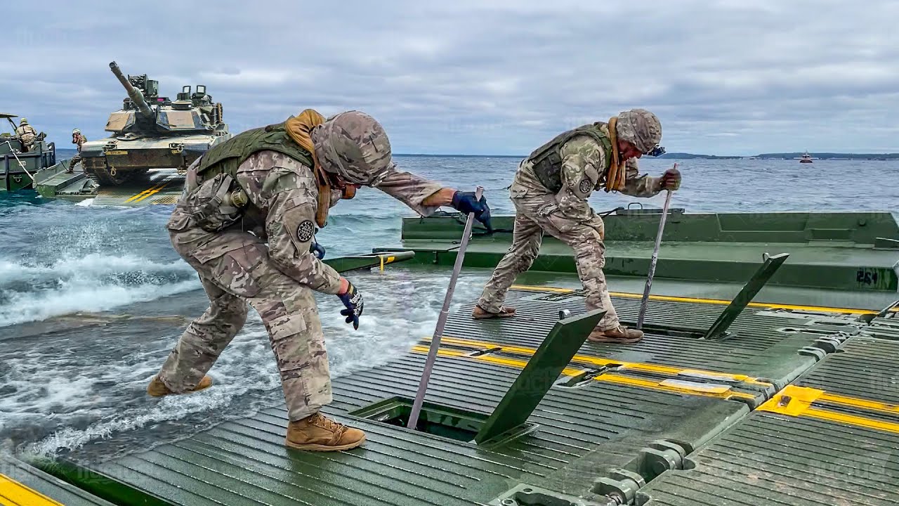 How US Builds Advanced $13 Million Bridge in Minutes For River Crossing ...