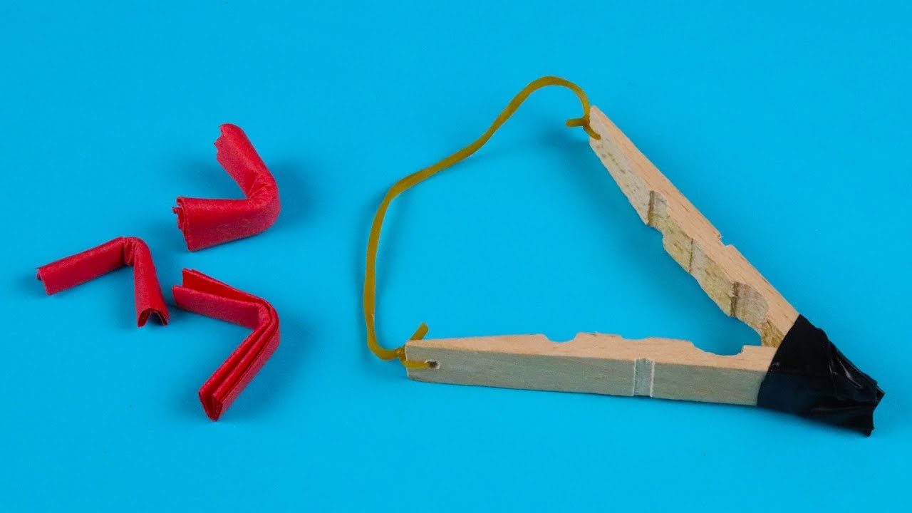 How to Make a Mini Slingshot - YouTube