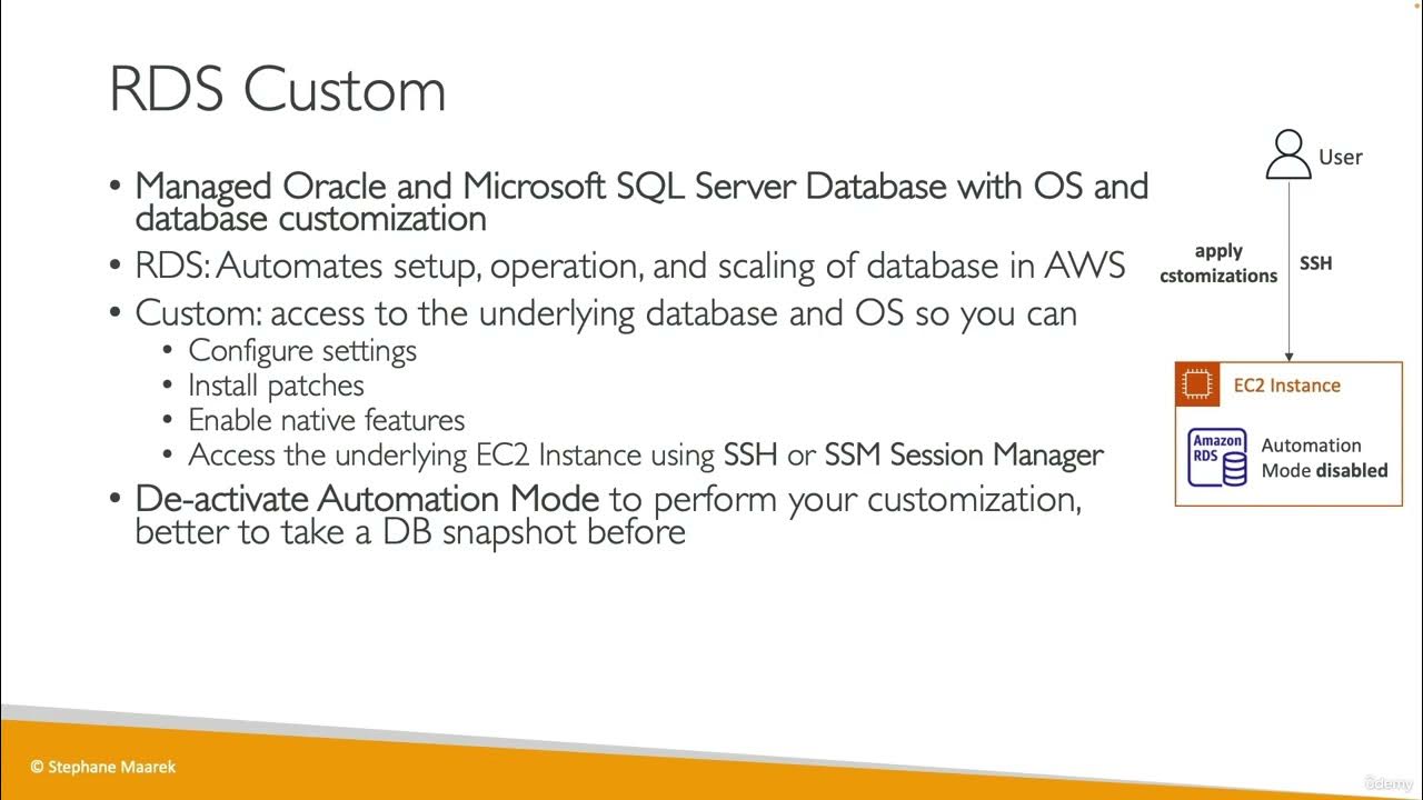 4 RDS Custom for Oracle and Microsoft SQL Server - YouTube