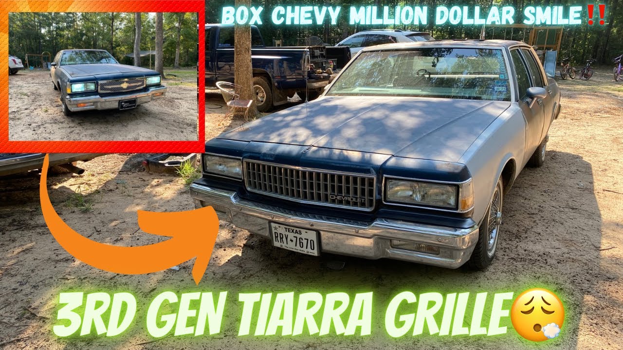 NEW 3RD GEN TIARRA GRILLE FOR THE BOX CHEVY PROJECT ''ICE SPICE ...