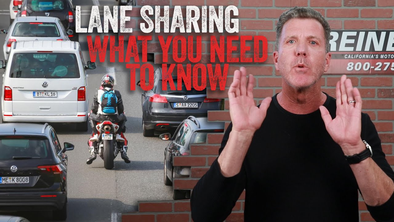 Lane Splitting or Lane Sharing -What you need to know. - YouTube