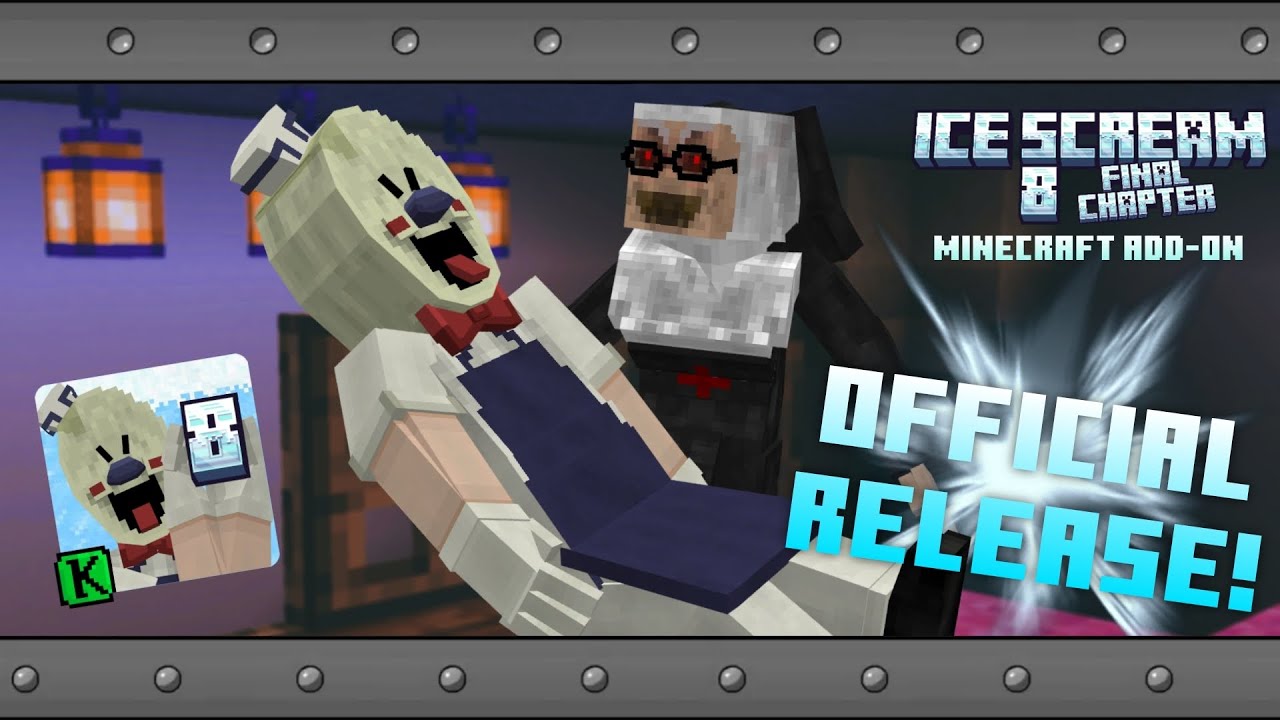 Ice Scream 8 Minecraft Add-on Official Release - YouTube