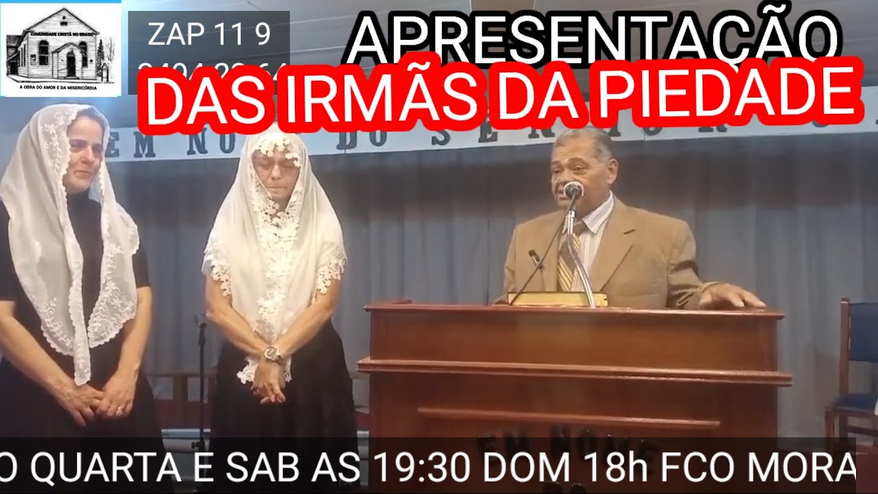 NOVA CCB APRESENTAÇÃO DAS IRMÃS DA OBRA DA PIEDADE - YouTube