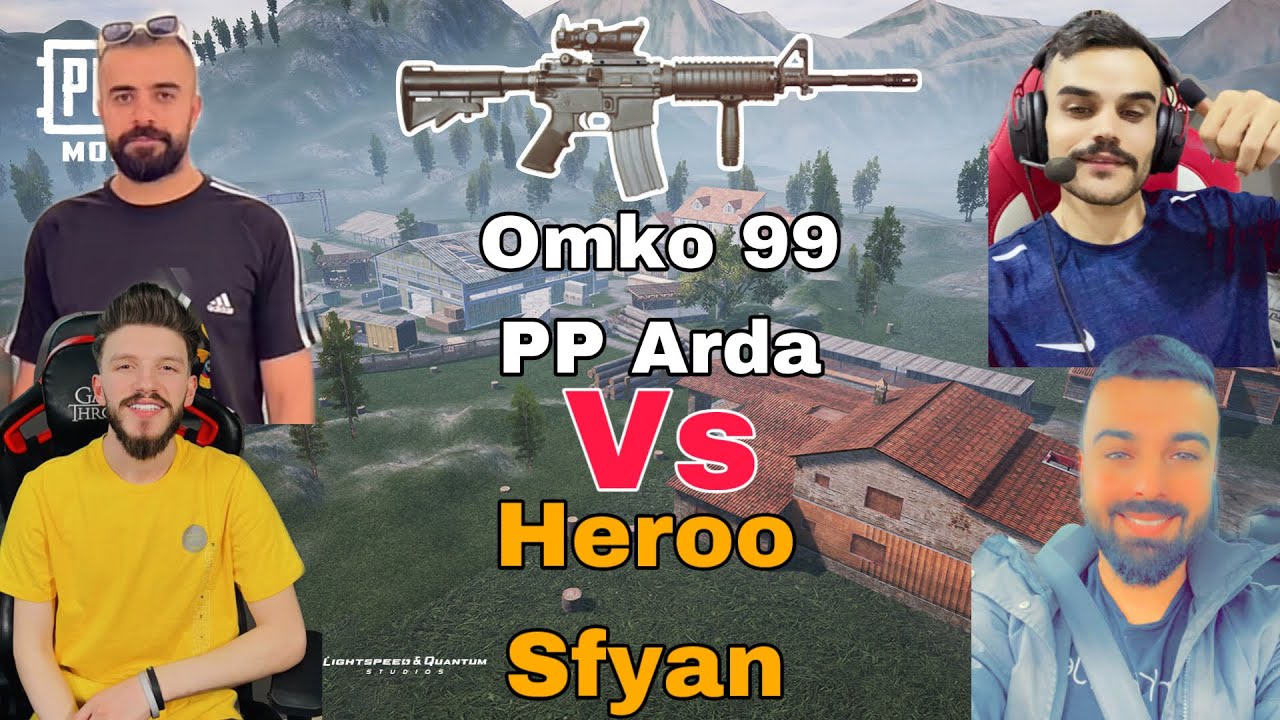 TDM SFYAN & Heroo Vs Omko 99 & Pp arda M4 Foll Camper 😂😳 || PUBG MOBILE ...