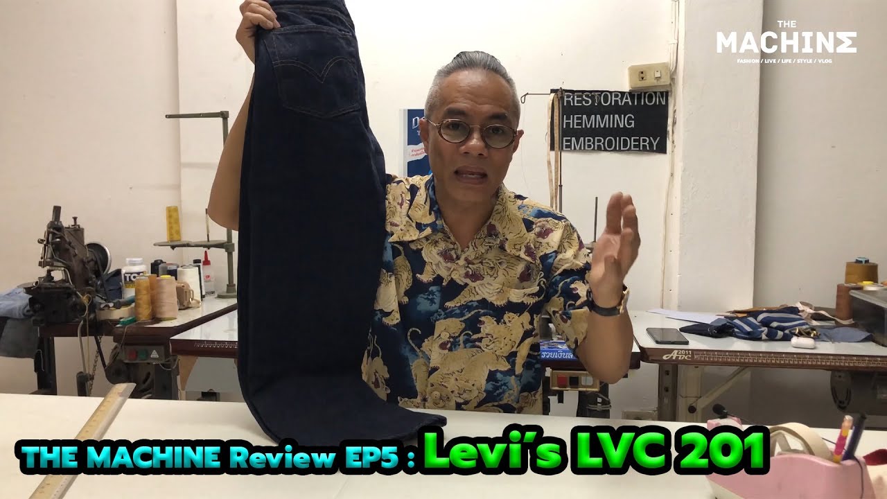 THE MACHINE Review EP5 : Levi’s LVC 201 - YouTube