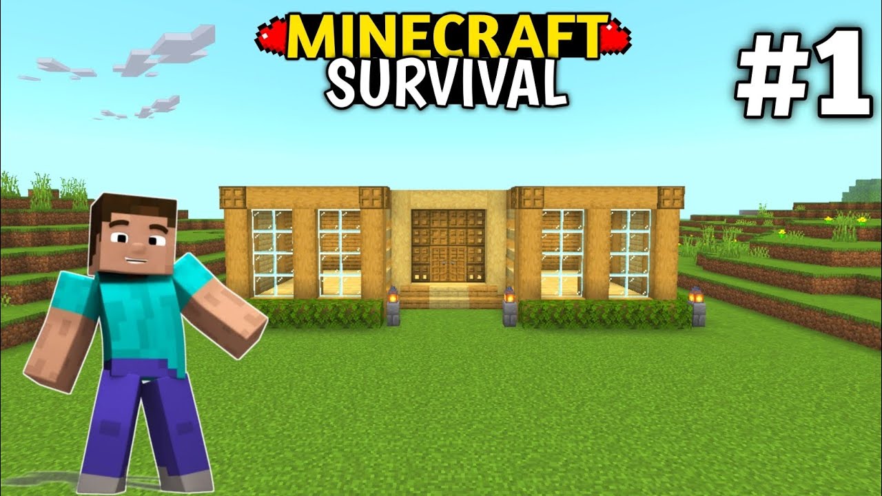 MY NEW MINECRAFT SURVIVAL JOURNEY START SO LET'S GO|TREND Gamer|#1 ...