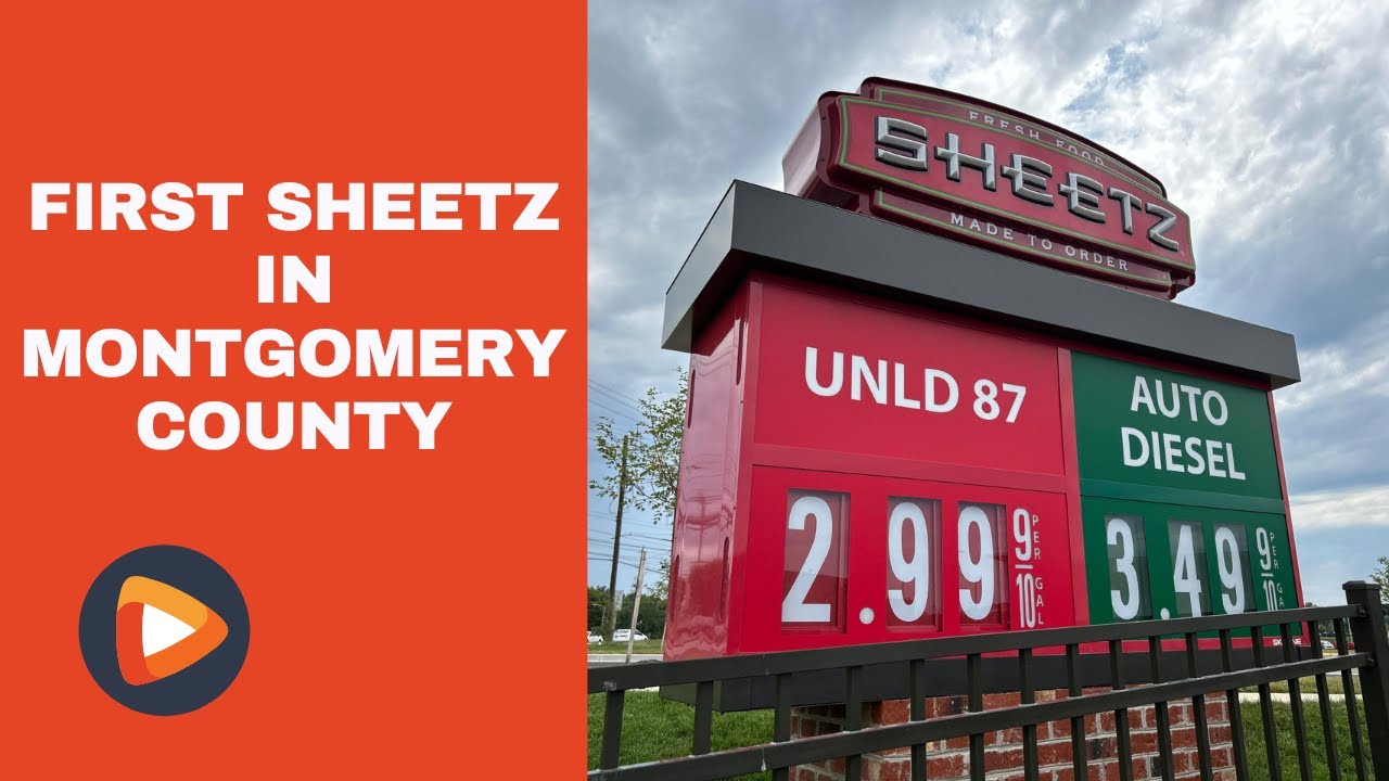 First Montgomery County Sheetz Opens in Gaithersburg - YouTube