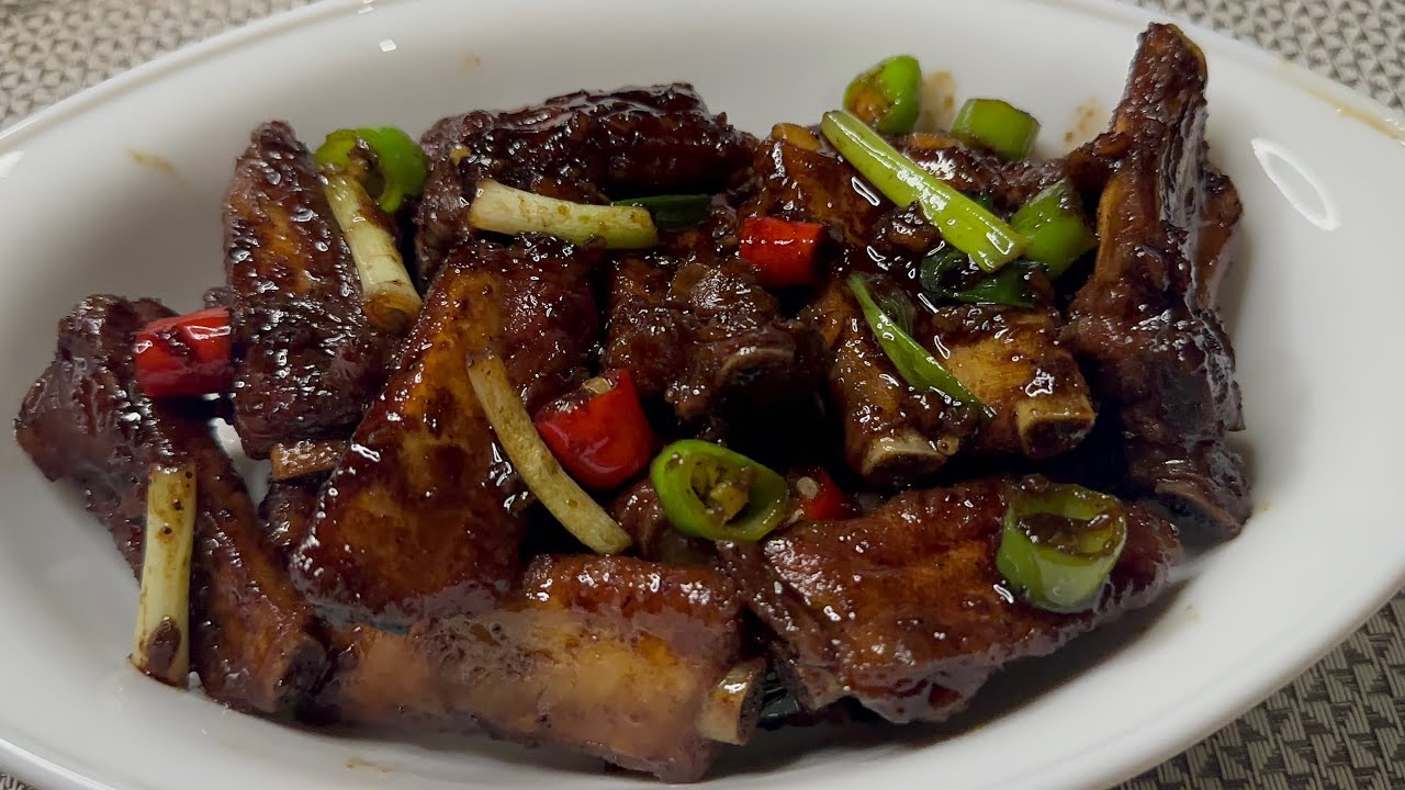 SWEET AND SPICY PORK RIBS | SABROSO PINOY RECIPES - YouTube
