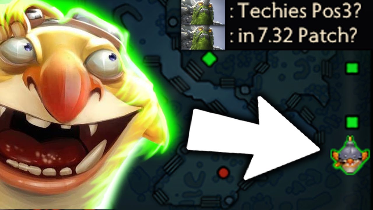 TECHIES OFFLANE ON 7.32 is way easier than previous Patch🔥 - YouTube