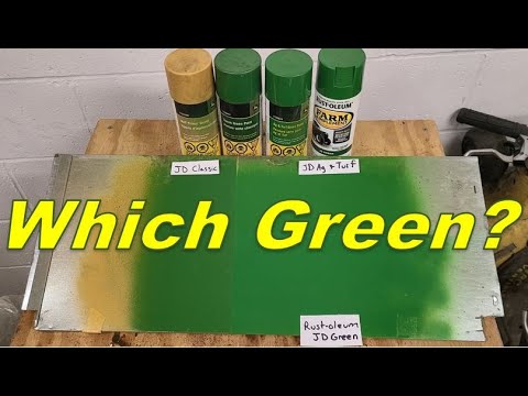 Shades of John Deere Green Paint (50 Shades of Green?) - YouTube
