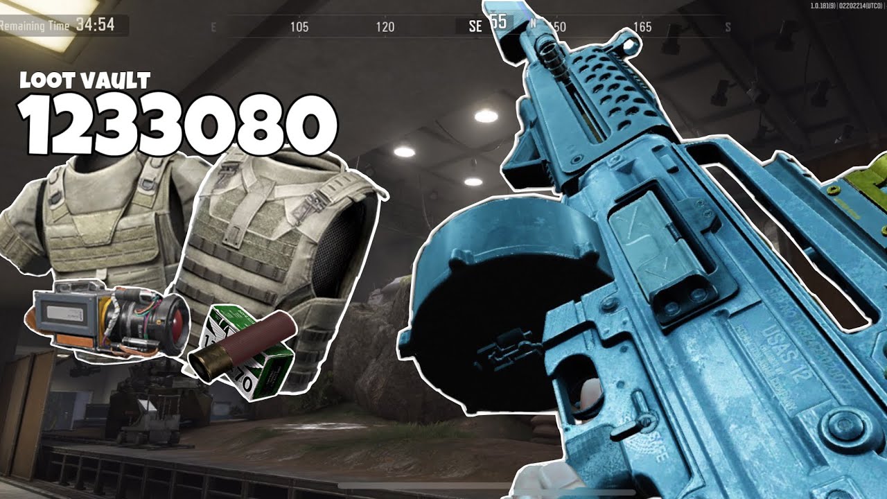 USAS GAME PLAY USING T0 AMMUNITION LEG META IN TV STATION IN - ARENA ...