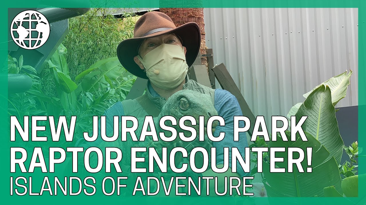 NEW Raptor Encounter Opens in Jurassic Park - Universal’s Islands of ...