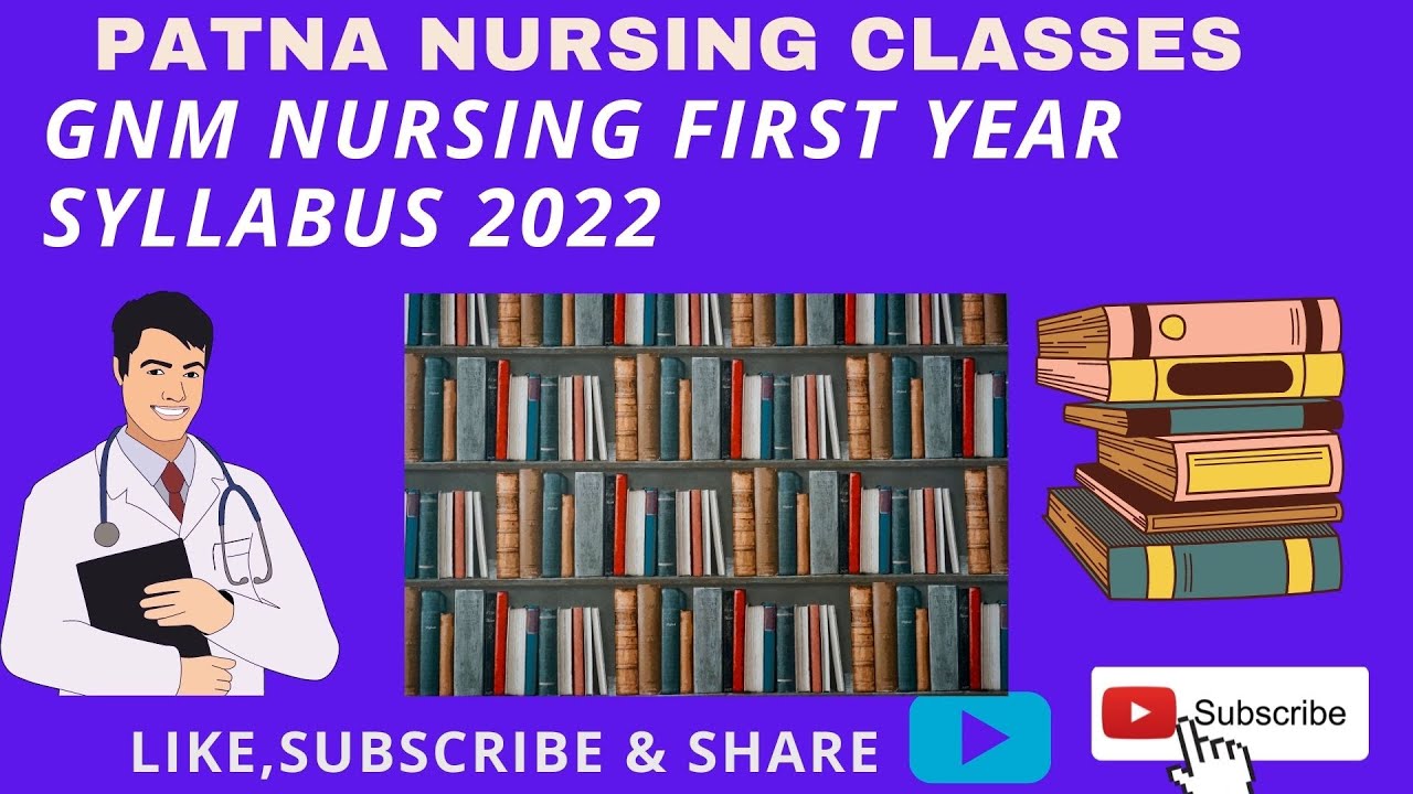 GNM NURSING COURSE\\ GNM NURSING FIRST YEAR SYLLABUS 2022// GNM NURSING ...