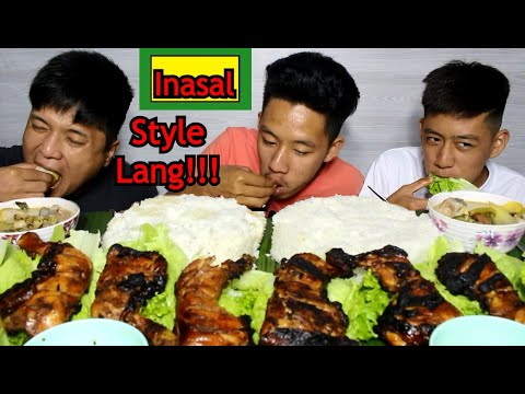 Mang Inasal Style x 2 Kalderong Rice Mukbang with Future Vloggers - YouTube