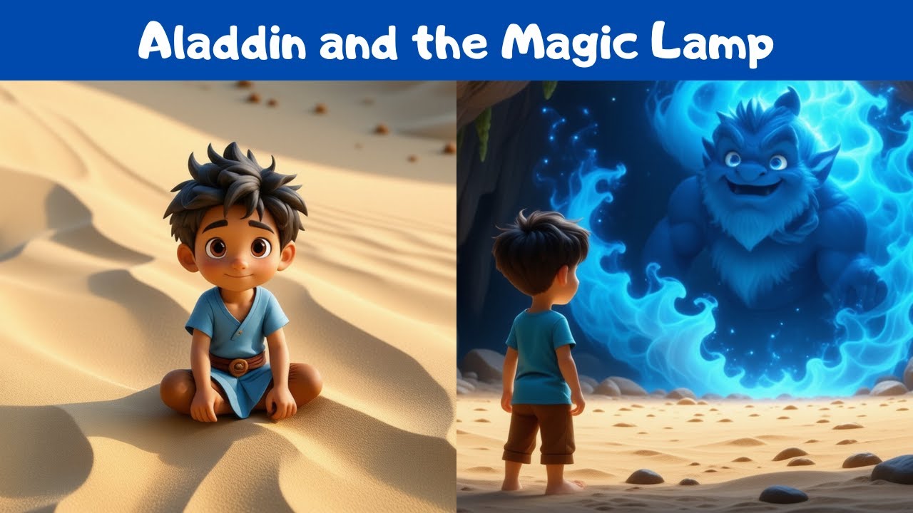 Aladdin and the Magic Lamp - A Bedtime Story For Kids - YouTube