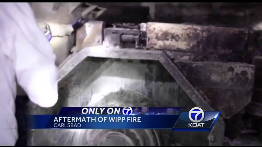 WIPP fire pics, video released - YouTube