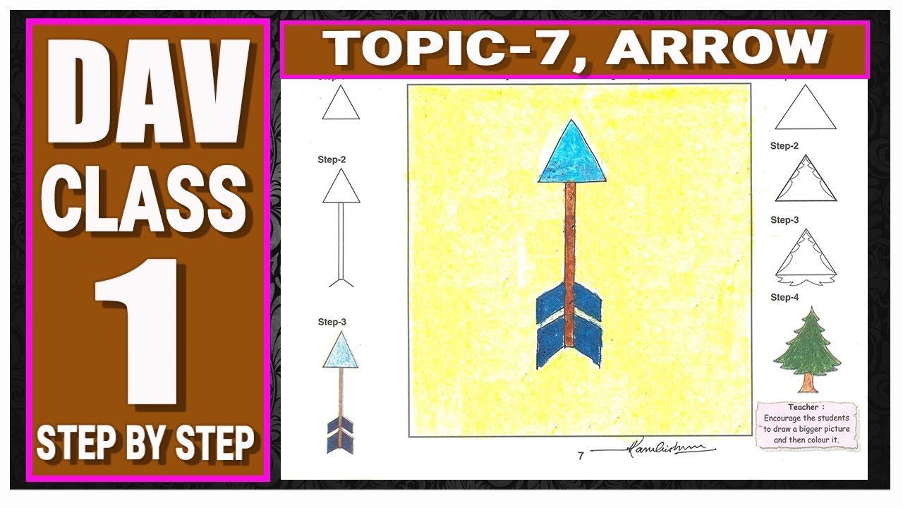 DAV CLASS 1 | LESSON 7 | STEP BY STEP | dav | D.A.V. | dav school | dav ...