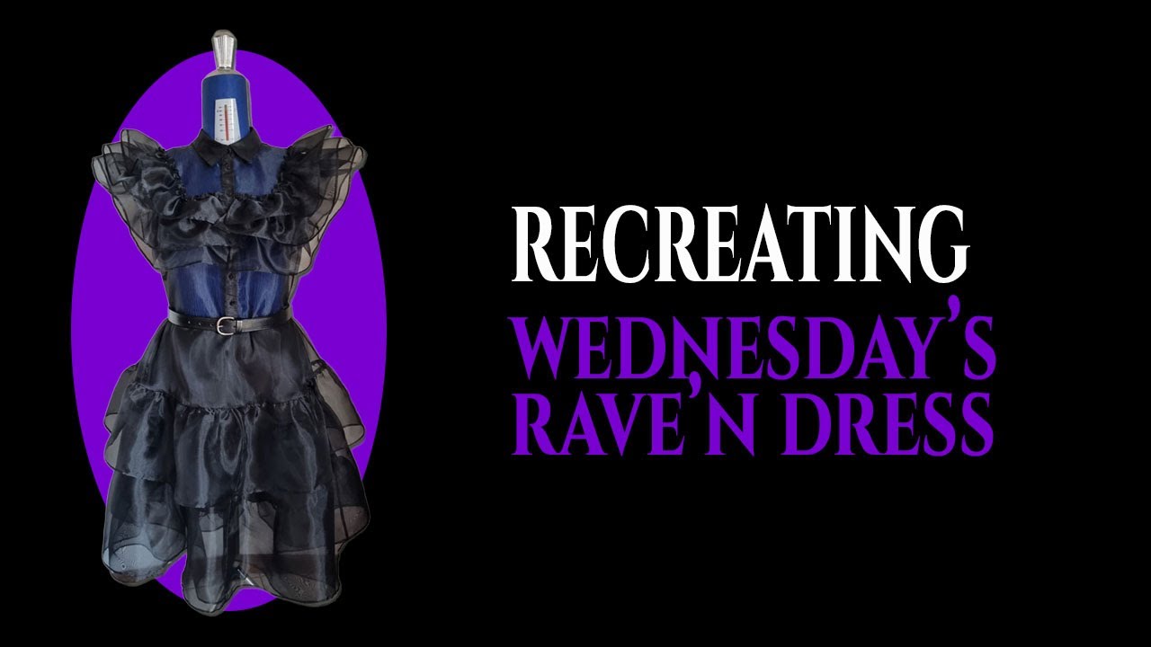 DIY Wednesday Rave'N Dress - YouTube