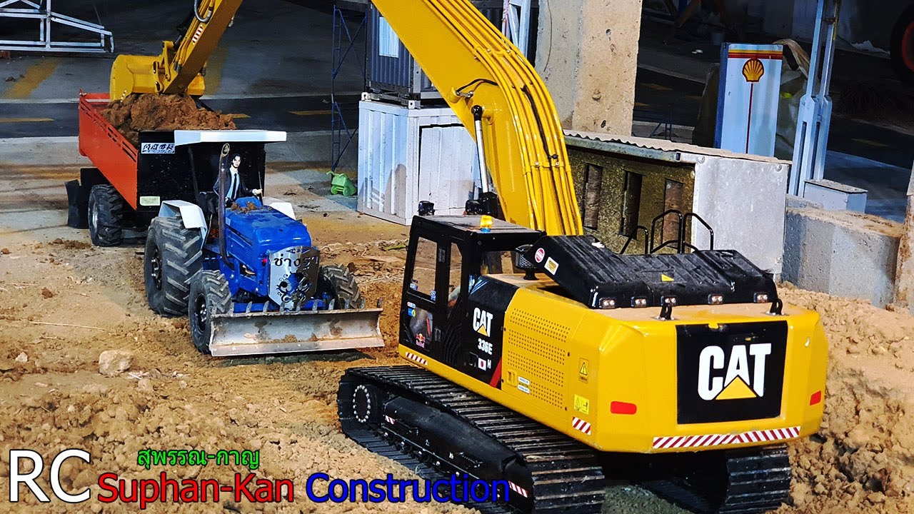 RC RC RC Tractor D65 Komustsu Cat รถขุด รถดัน สุพรรณ-กาญ RC Suphan-kan ...