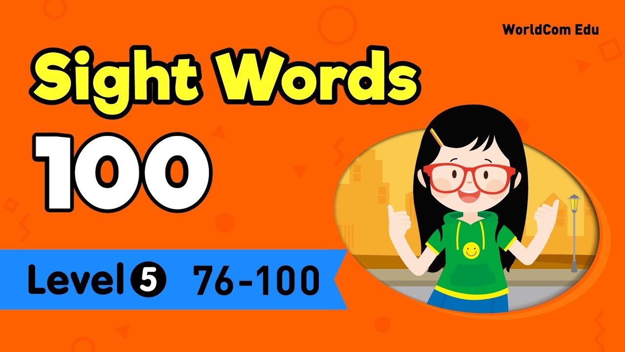 Learn English through Sight Words | Sight Words 100 Level 5 | Lesson 16 ...