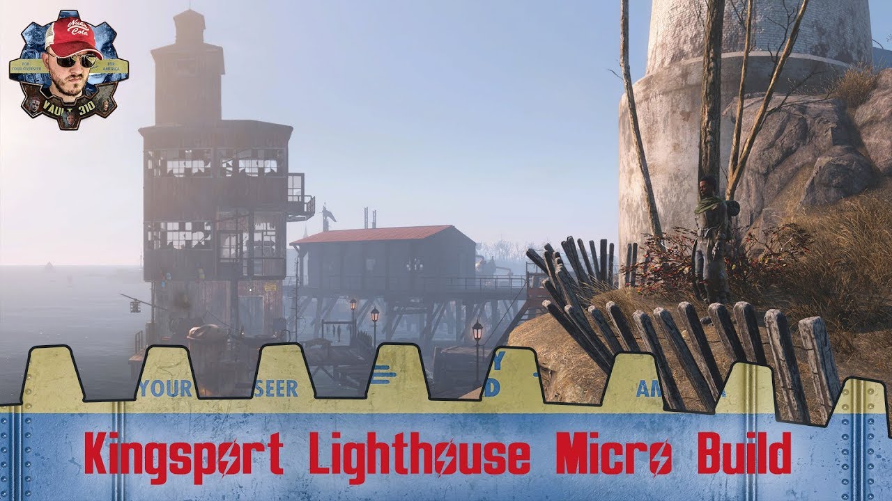 Kingsport Lighthouse Fallout 4 Settlement Micro Build - Fallout 4 - YouTube