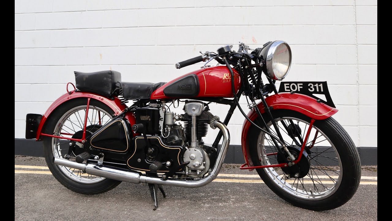 1938 Rudge Rapide 250cc - For Sale - YouTube