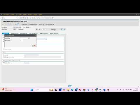 SAP  REFERANS İLE ANA HESAP YARATILMASI