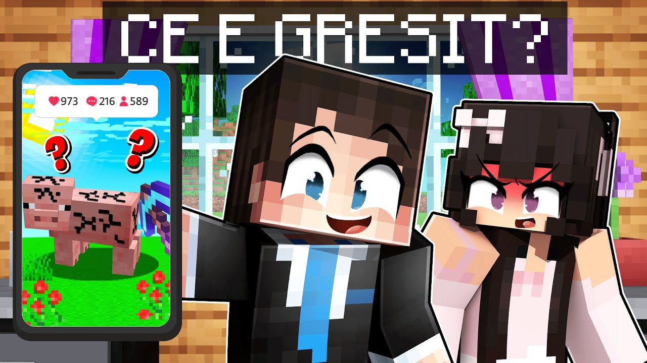 *CE ESTE GRESIT* in MINECRAFT cu FANA NEBUNA! - YouTube