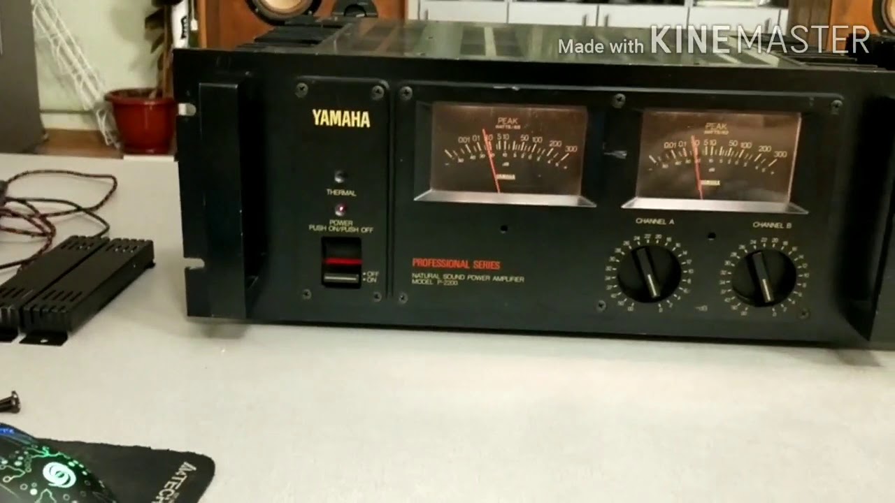 Yamaha P2200 vs PC2OO2M (прямое сравнение). - YouTube