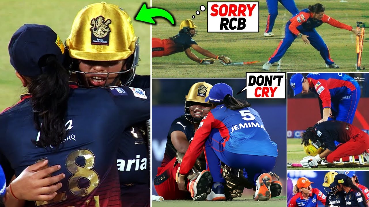 Smriti HUGS Crying Richa😭Emotional Richa Ghosh Breaks Down in Tears ...