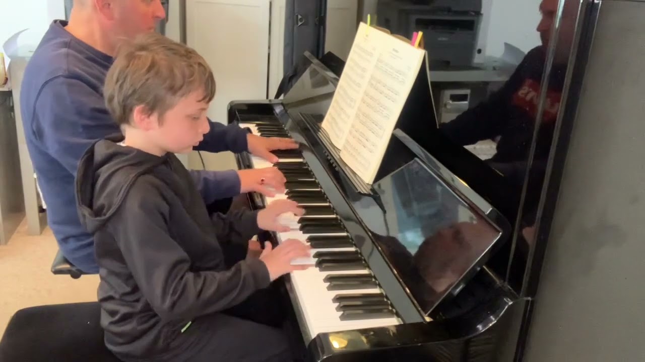 Trinity grade 3 piano duet - YouTube