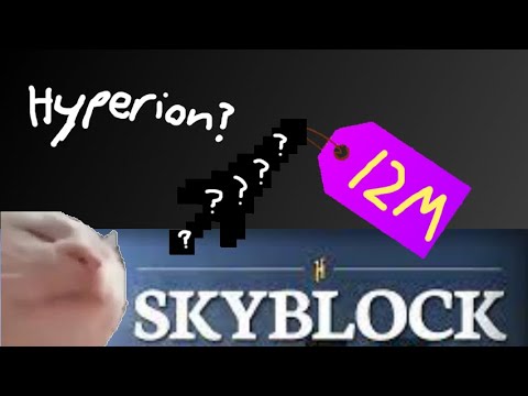 How to get a "Hyperion" for 12m [Hypixel Skyblock] - YouTube
