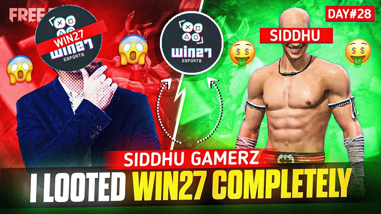 Day #28 Of Buying iPhone📱| I Looted Win27 Completely 🤯| Free fire solo ...