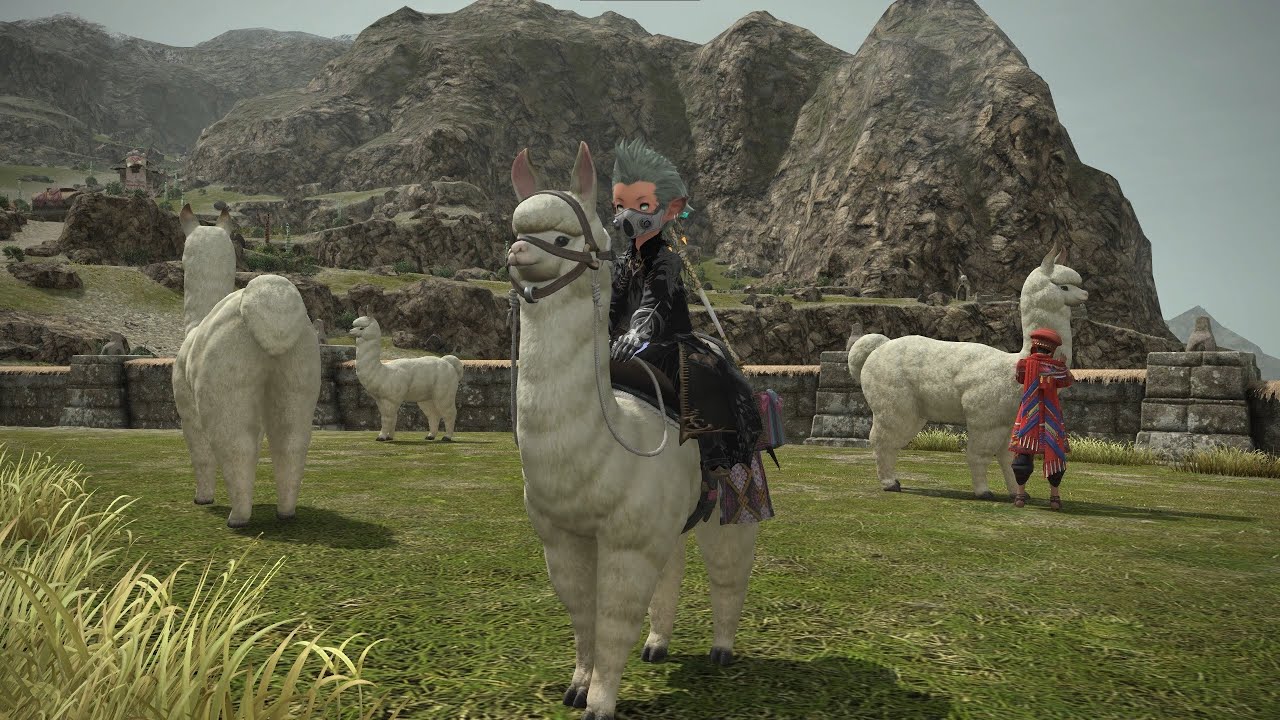 [FFXIV] Alpaca Mount - YouTube