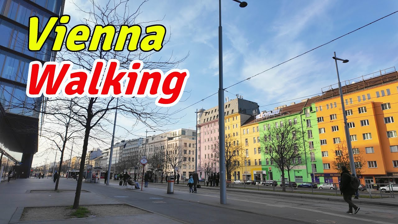Walk in Vienna, Wiedner Gürtel to Prinz Eugen Straße | Vienna Walk 2024 ...