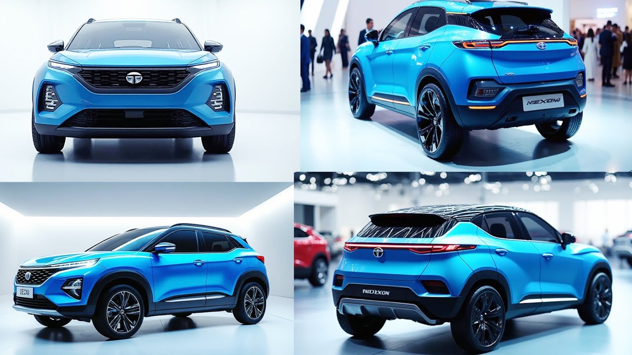 Tata Nexon 2025 Blue Color नई Nexon 2025 SUV का पूरा रिव्यू Stunning ...