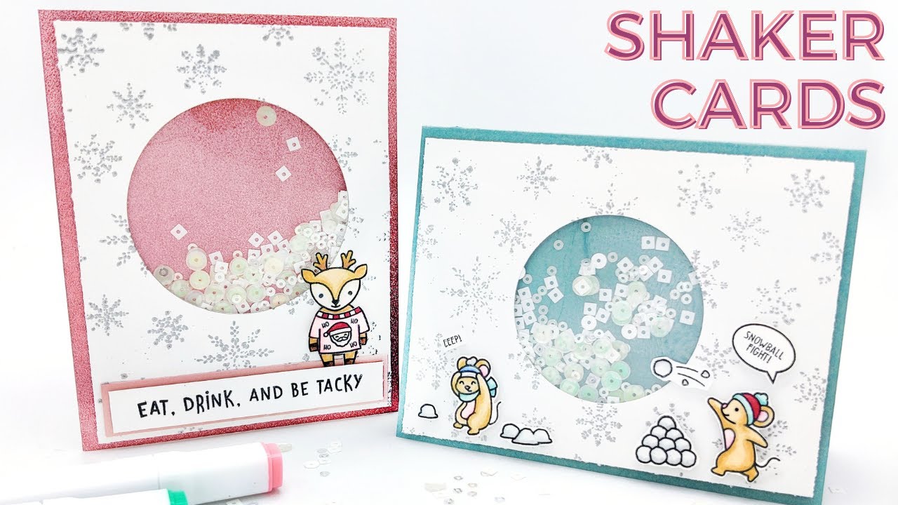 How to Make a Shaker Card - YouTube
