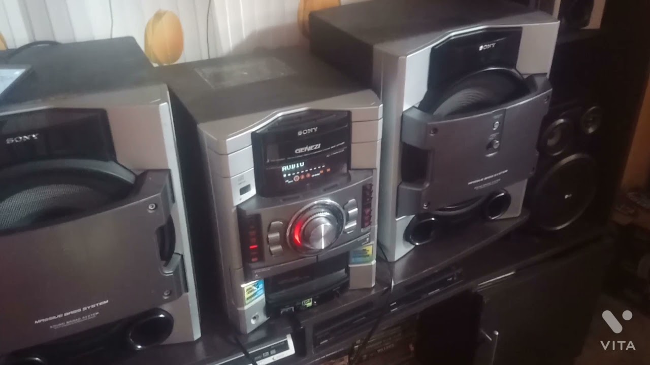 SONY GENEZI MHC GTX88 minicomponente - YouTube